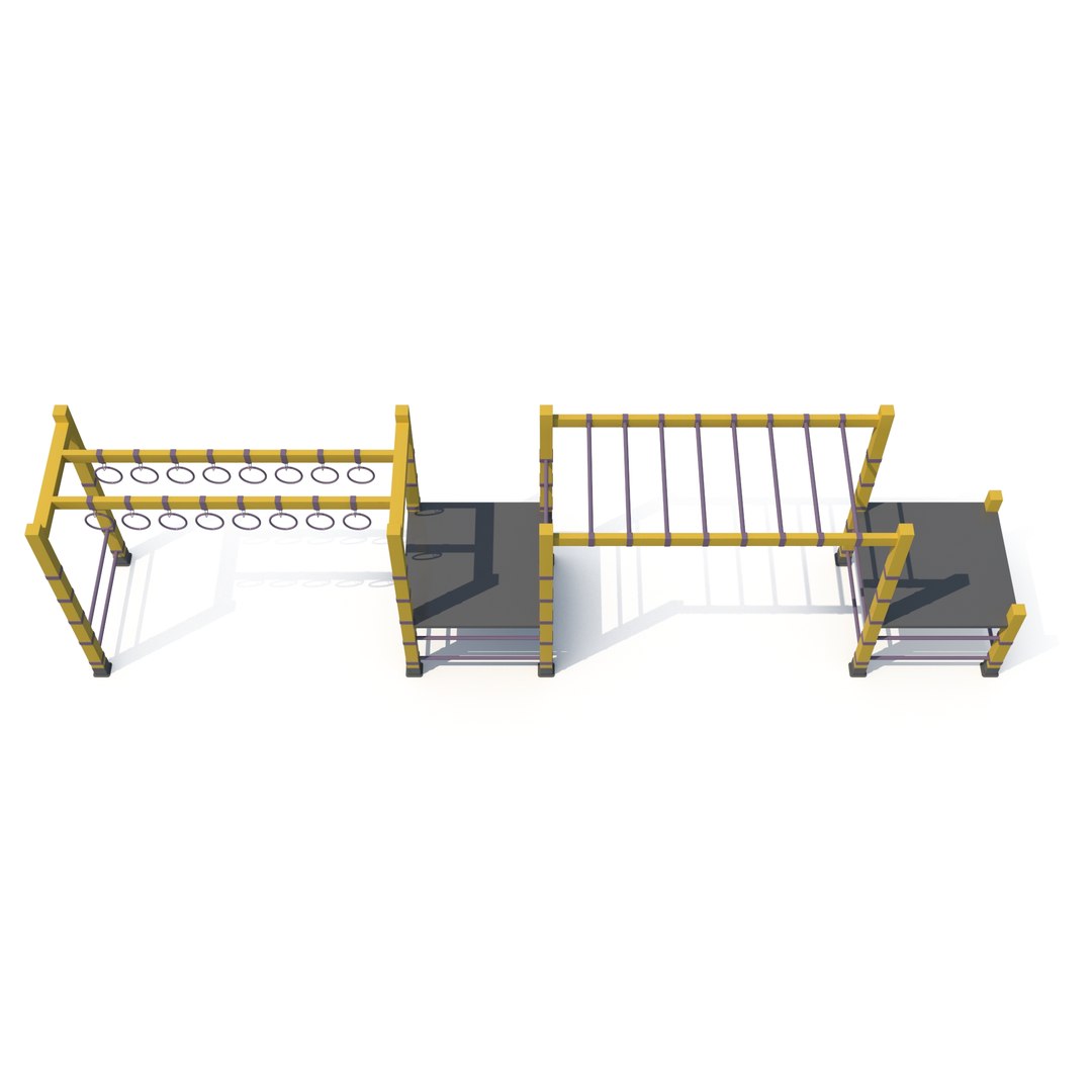 Sports Track Equipment Parkour 3D Model - TurboSquid 1953368