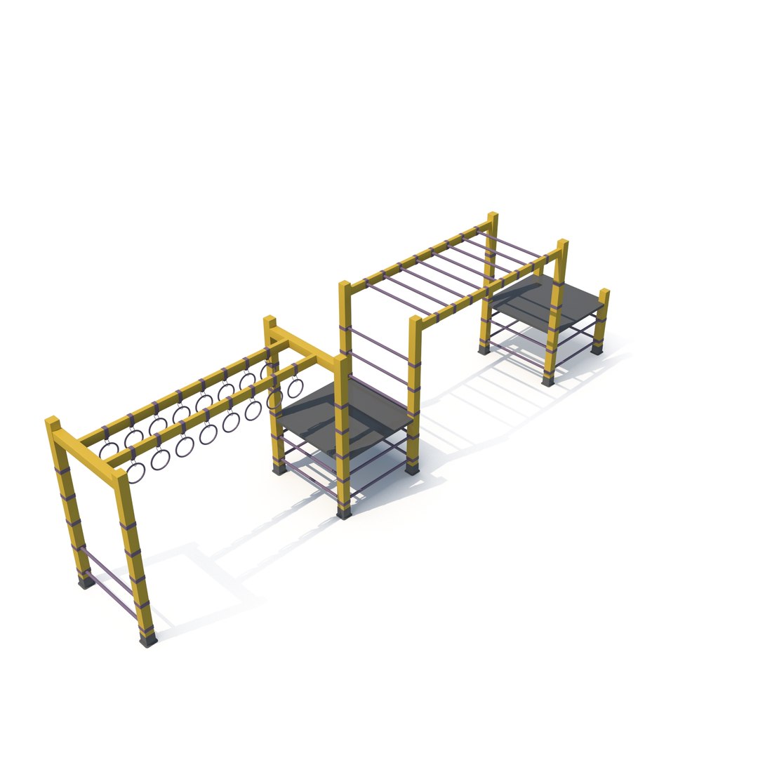 Sports Track Equipment Parkour 3D Model - TurboSquid 1953368