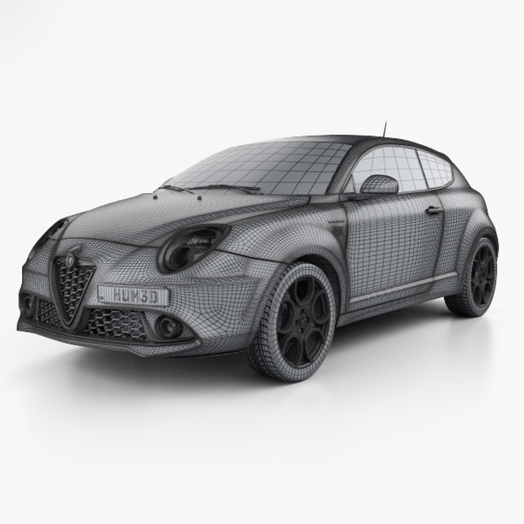 3D alfa romeo mito model - TurboSquid 1341374