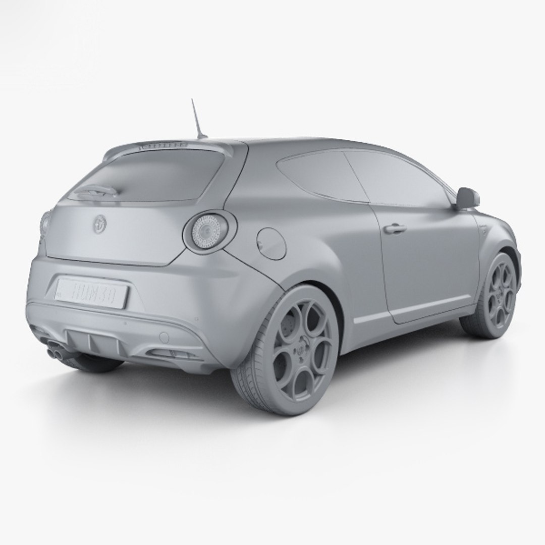 3D alfa romeo mito model - TurboSquid 1341374