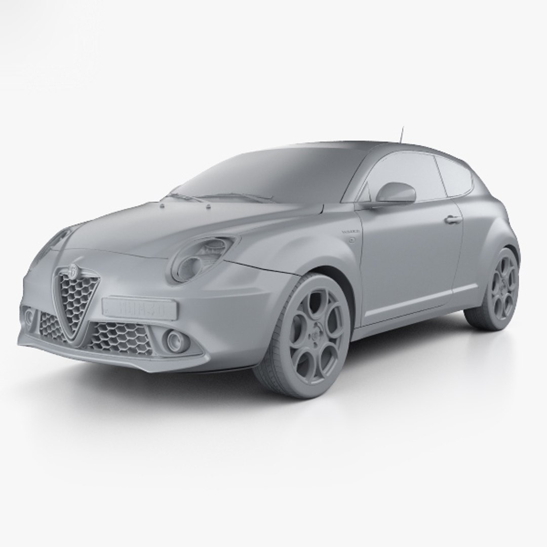 3D alfa romeo mito model - TurboSquid 1341374