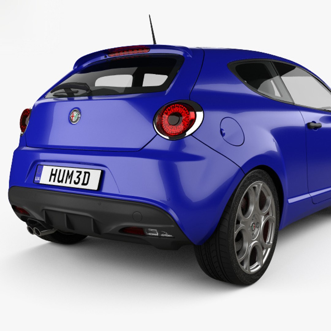 3D alfa romeo mito model - TurboSquid 1341374