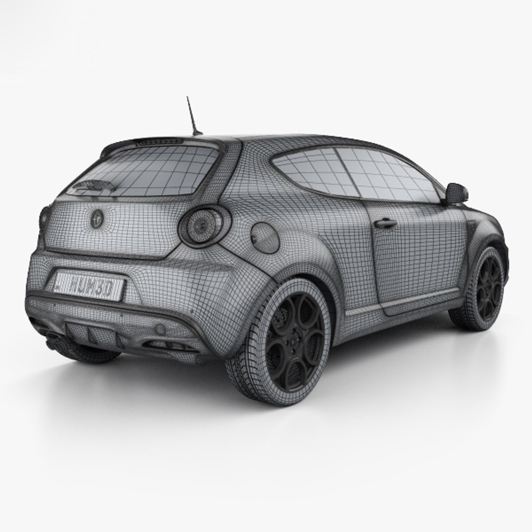 3D alfa romeo mito model - TurboSquid 1341374