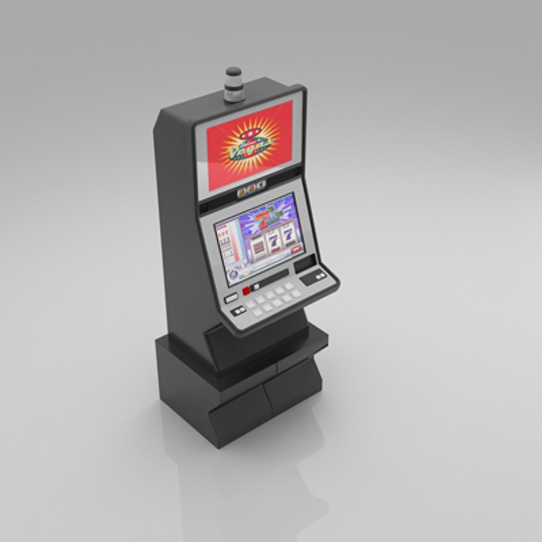 3 slot machines 3d max