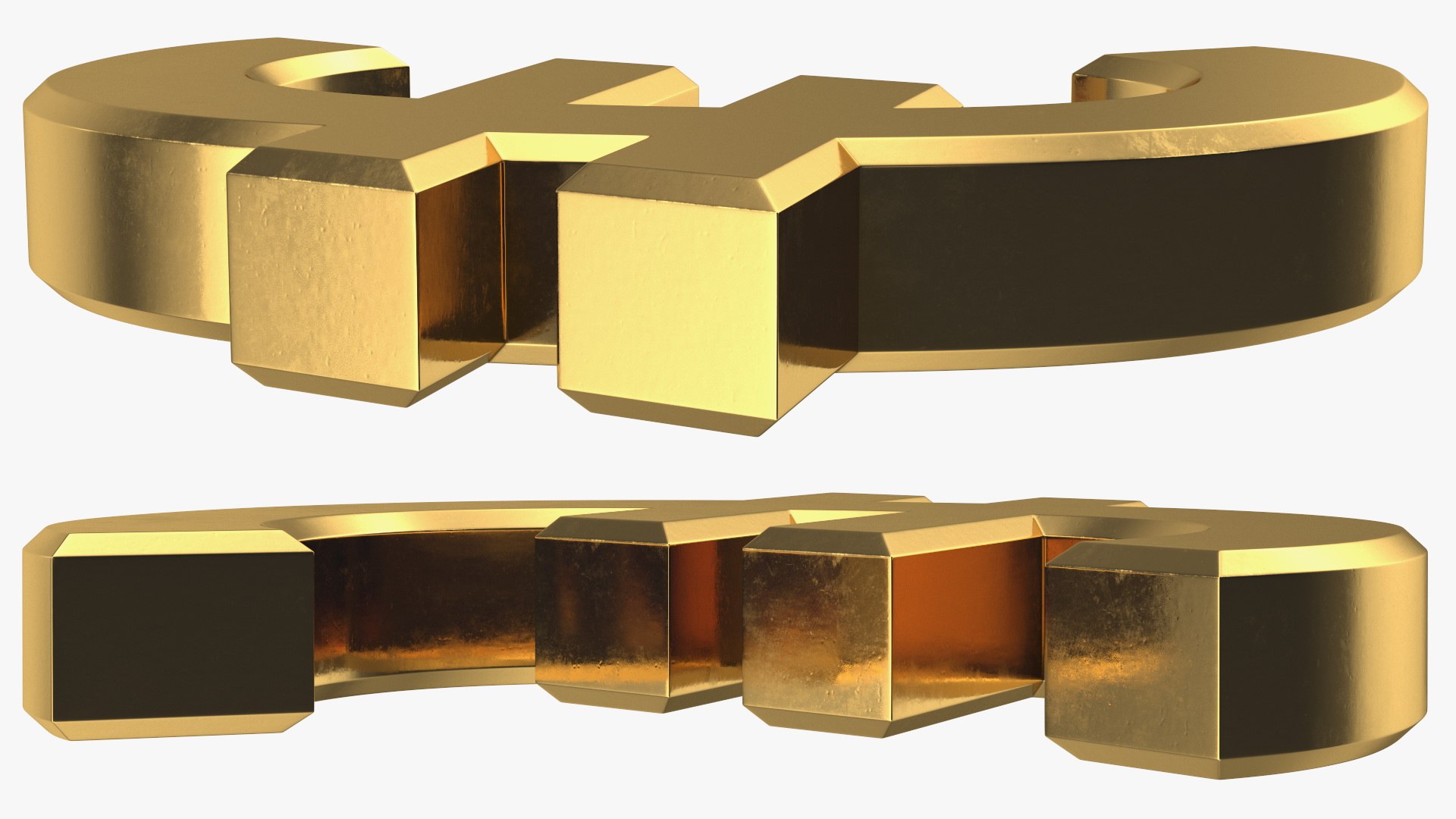 Golden euro sigh eu model - TurboSquid 1686388