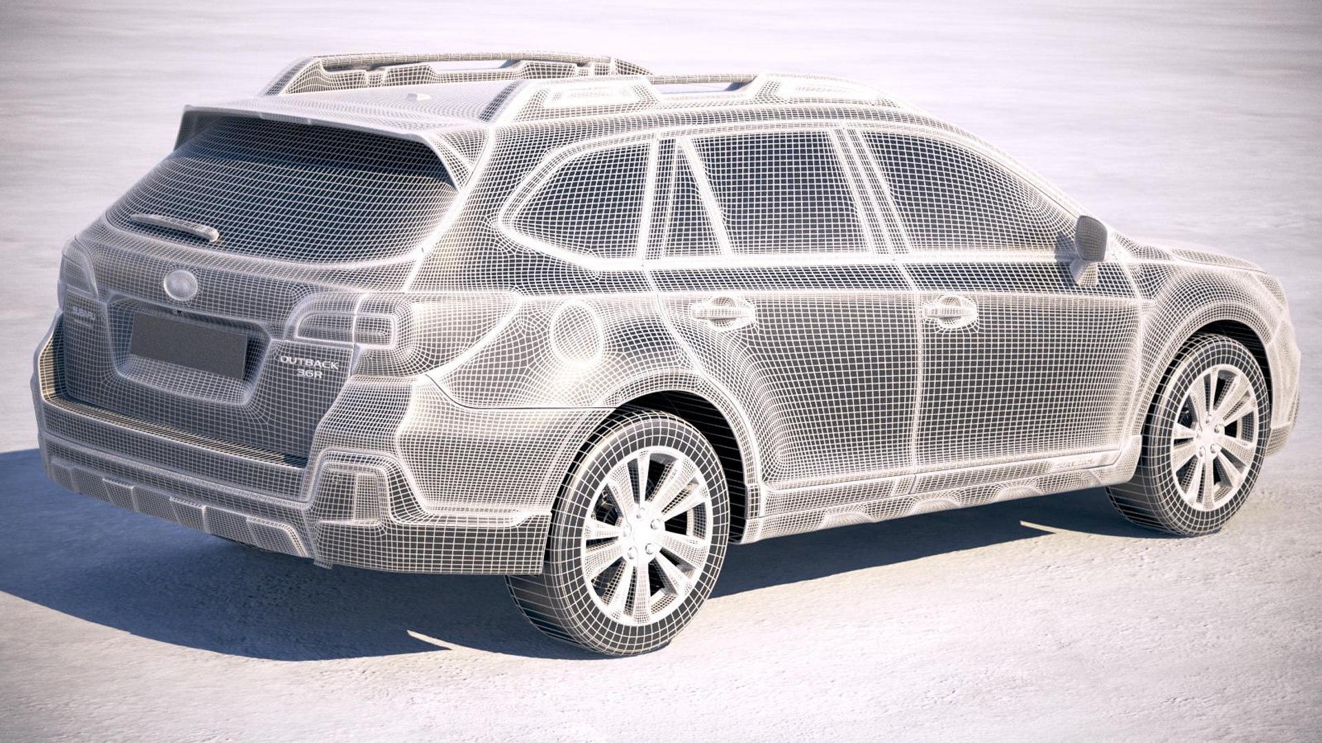 3D Model Subaru Outback 2018 - TurboSquid 1209413