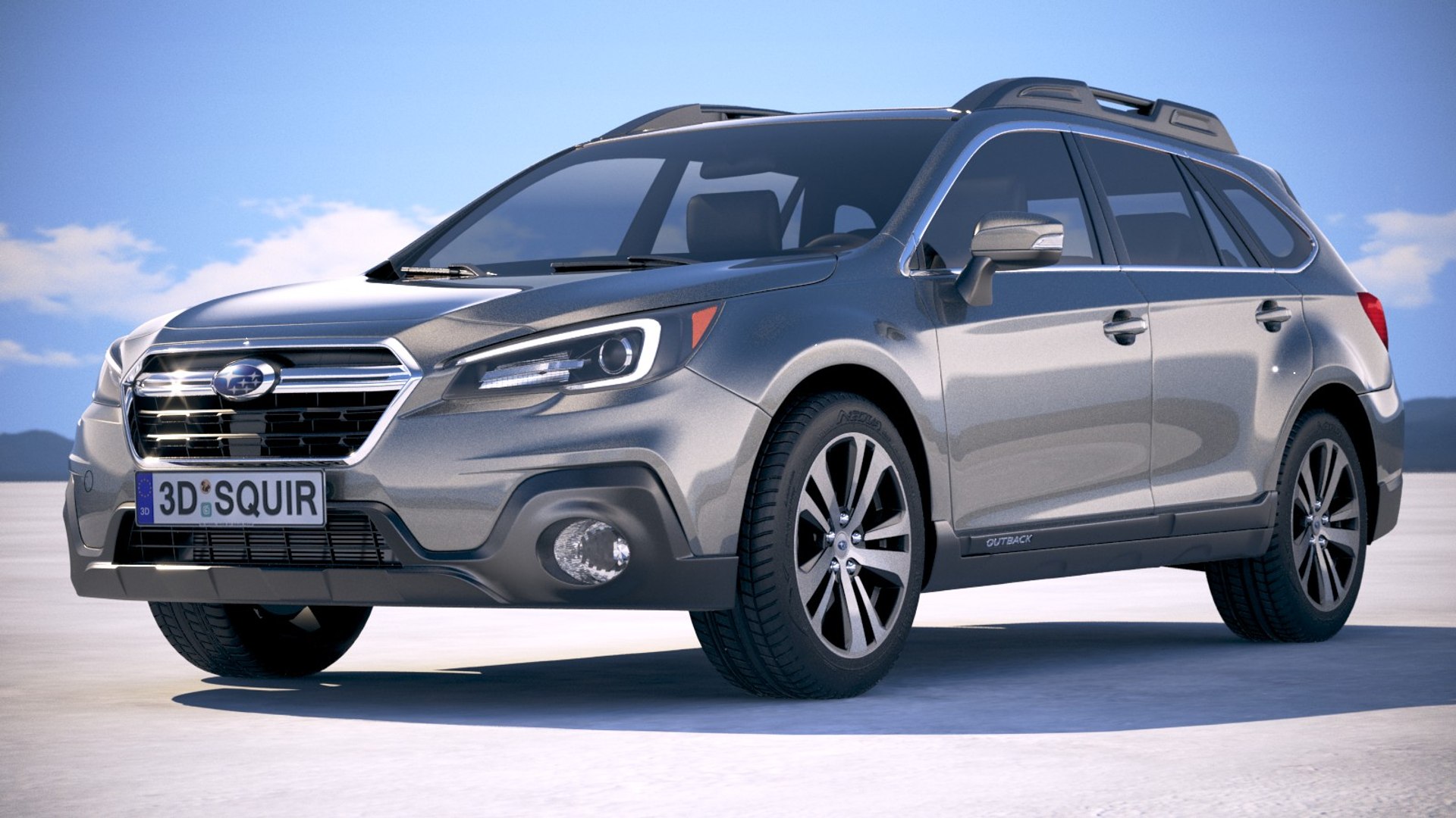 3D Model Subaru Outback 2018 - TurboSquid 1209413