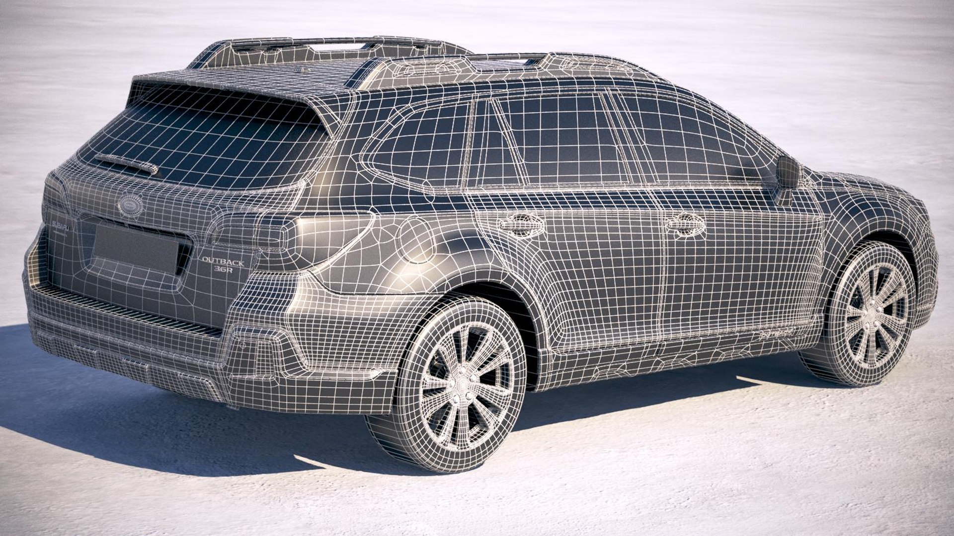 3D Model Subaru Outback 2018 - TurboSquid 1209413