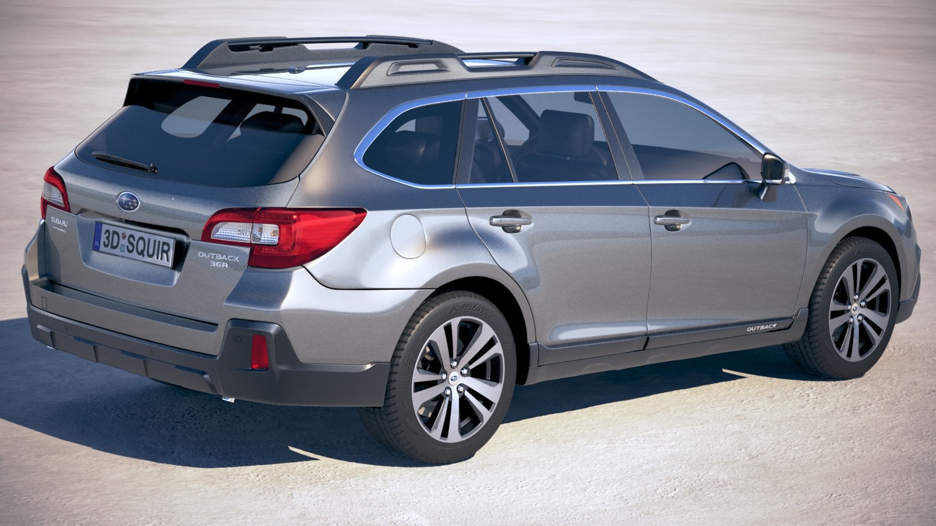 3D Model Subaru Outback 2018 - TurboSquid 1209413