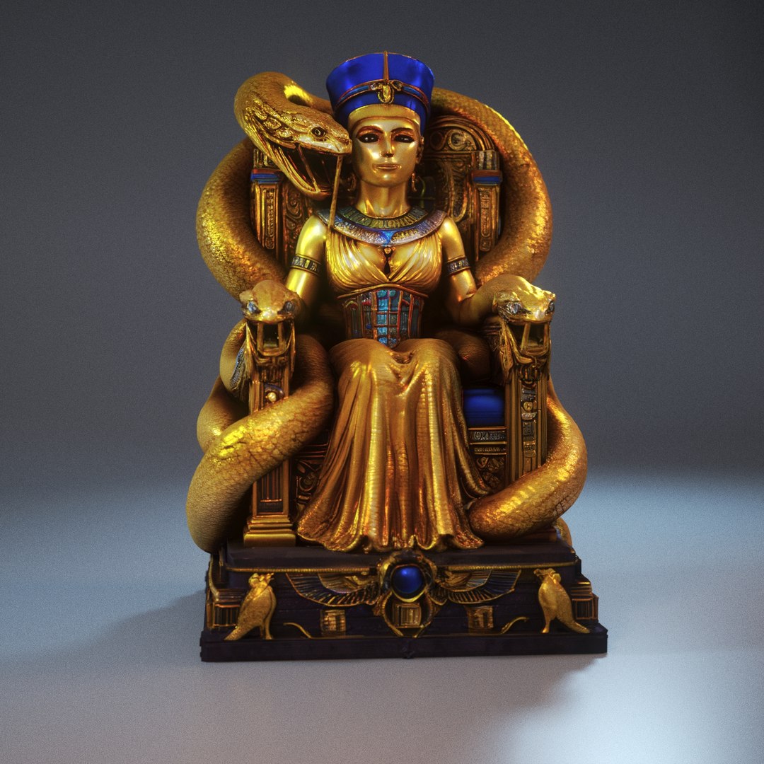 Thronet Egyptian Sculptures 3D Model - TurboSquid 2508571