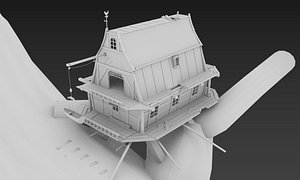 Low Poly Tree House 3D Models for Download | TurboSquid