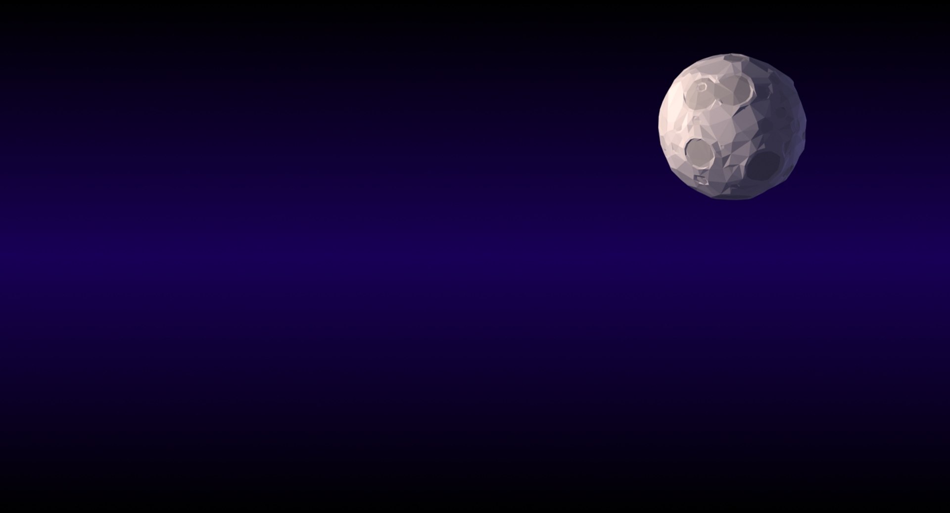 3d Cartoon Moon Style