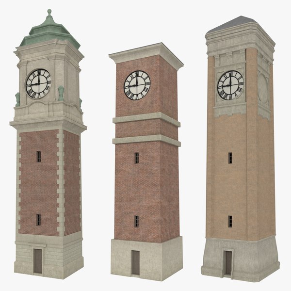 3d clock tower