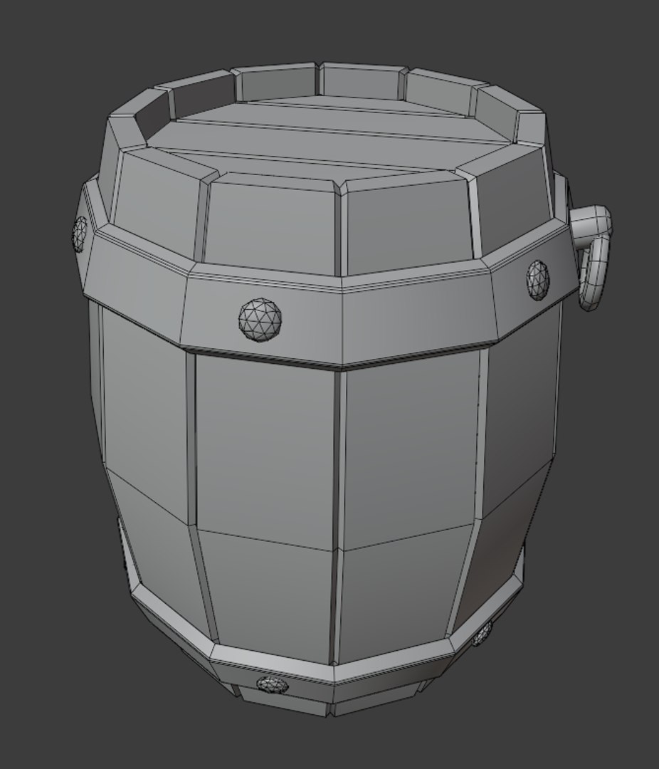 Metal Barrel 3D Model - TurboSquid 1698572