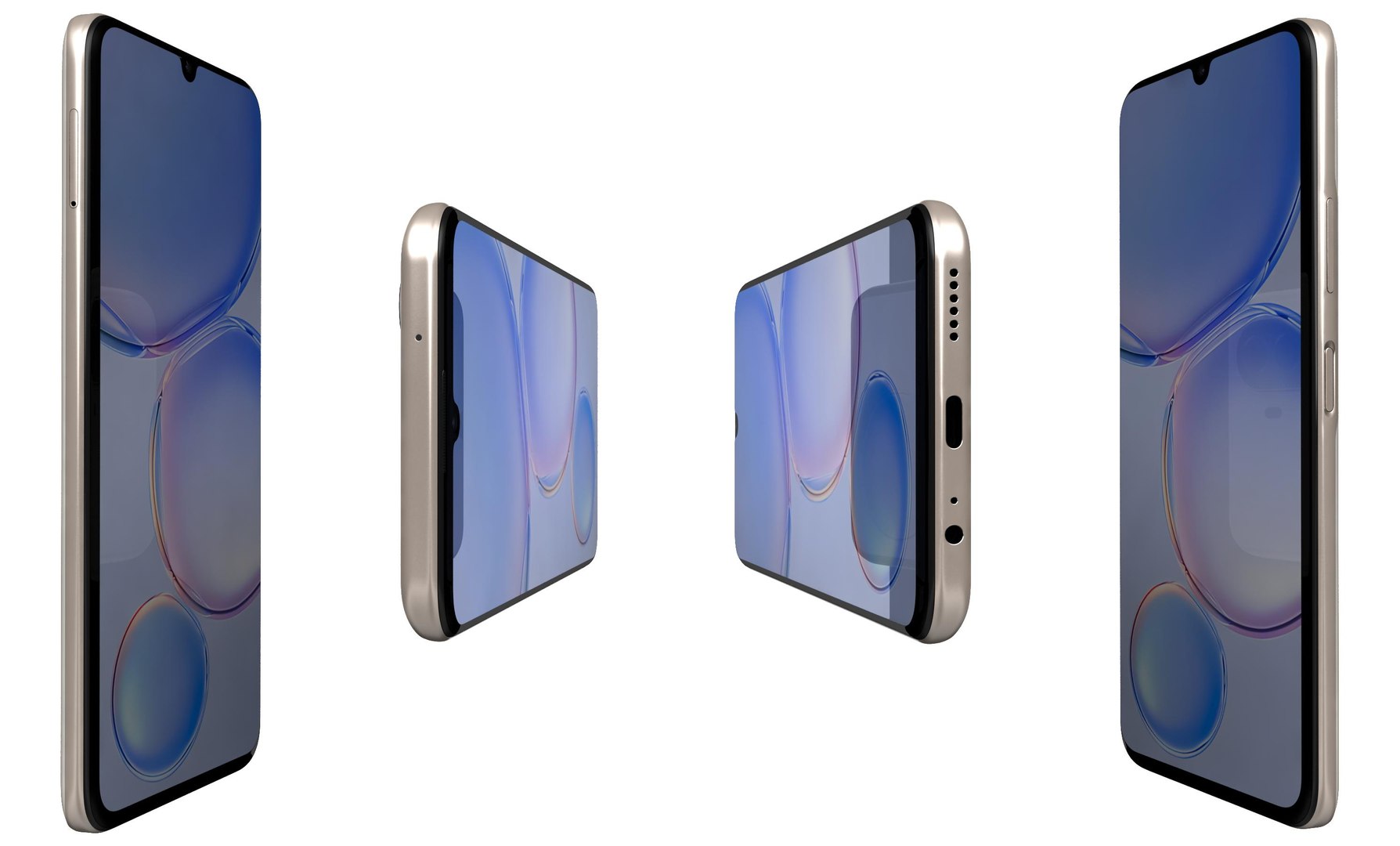 3D model Huawei Nova Y71 Gold - TurboSquid 2097321