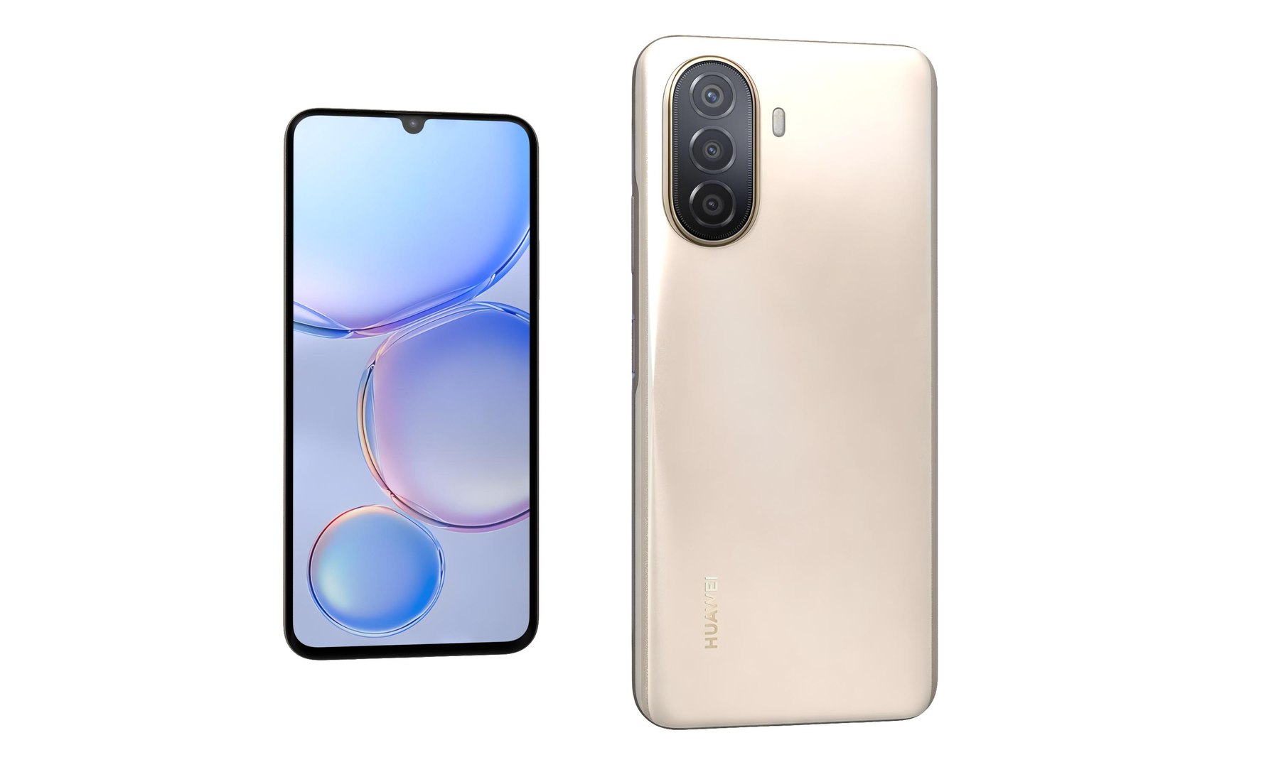 3D model Huawei Nova Y71 Gold - TurboSquid 2097321