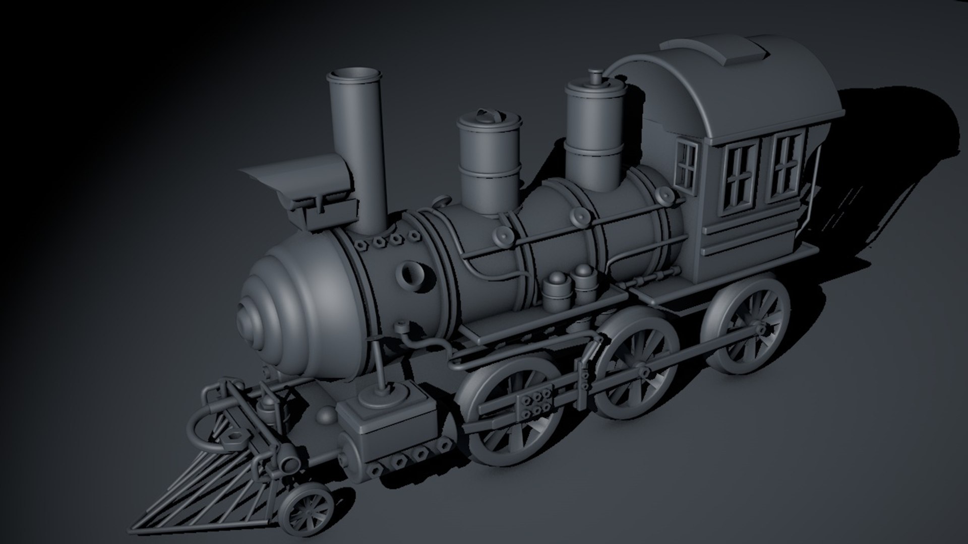 Maya Trains Engines