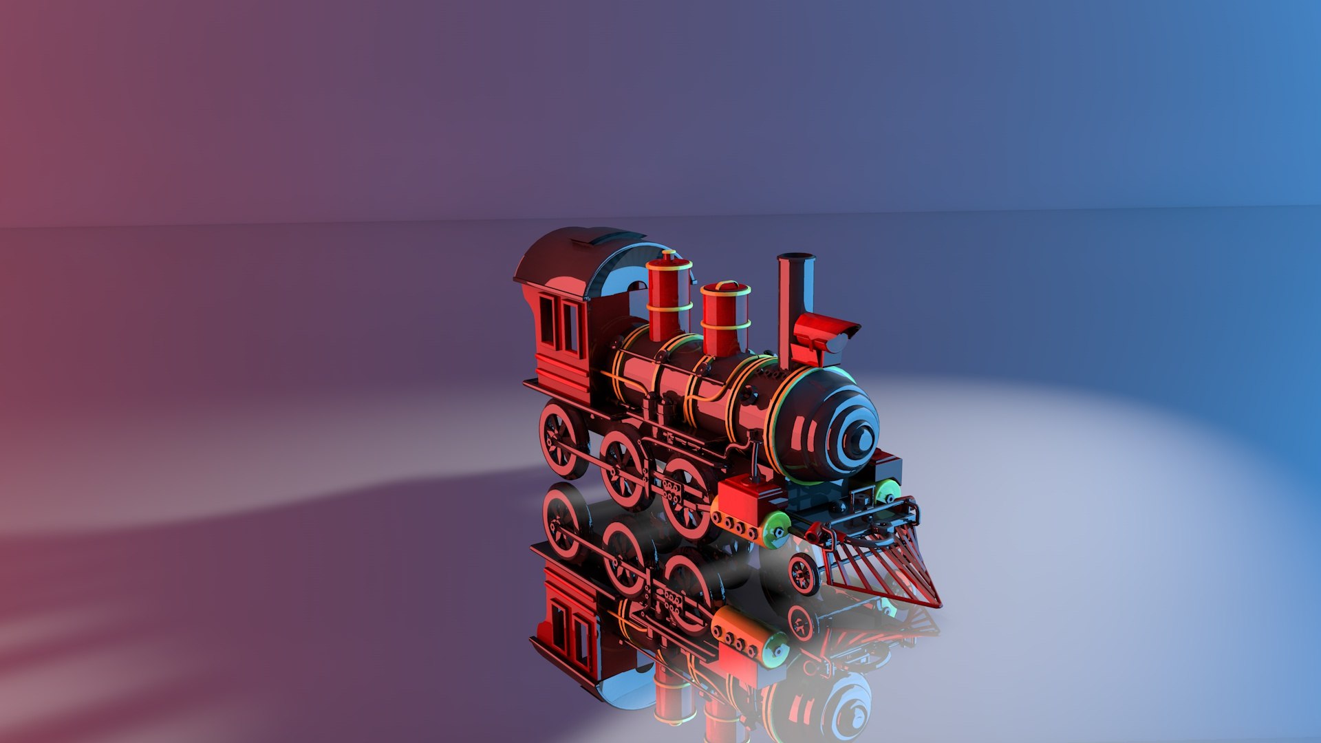 Maya Trains Engines
