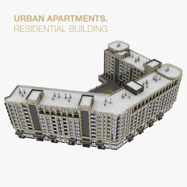 modelo 3d Casa residencial de apartamentos - TurboSquid 1226054
