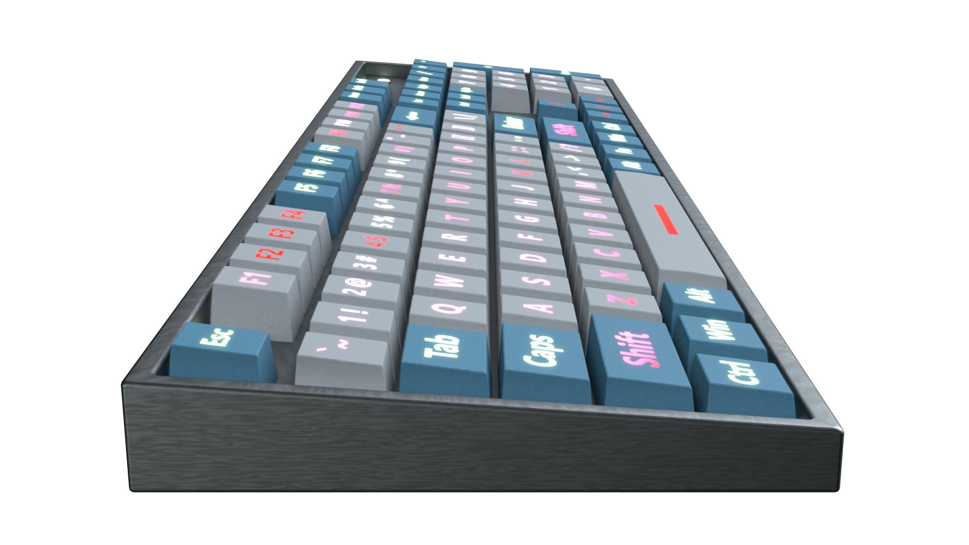 Pack Of Detailed Low Poly Backlit Keyboards 3D Model - TurboSquid 2067700