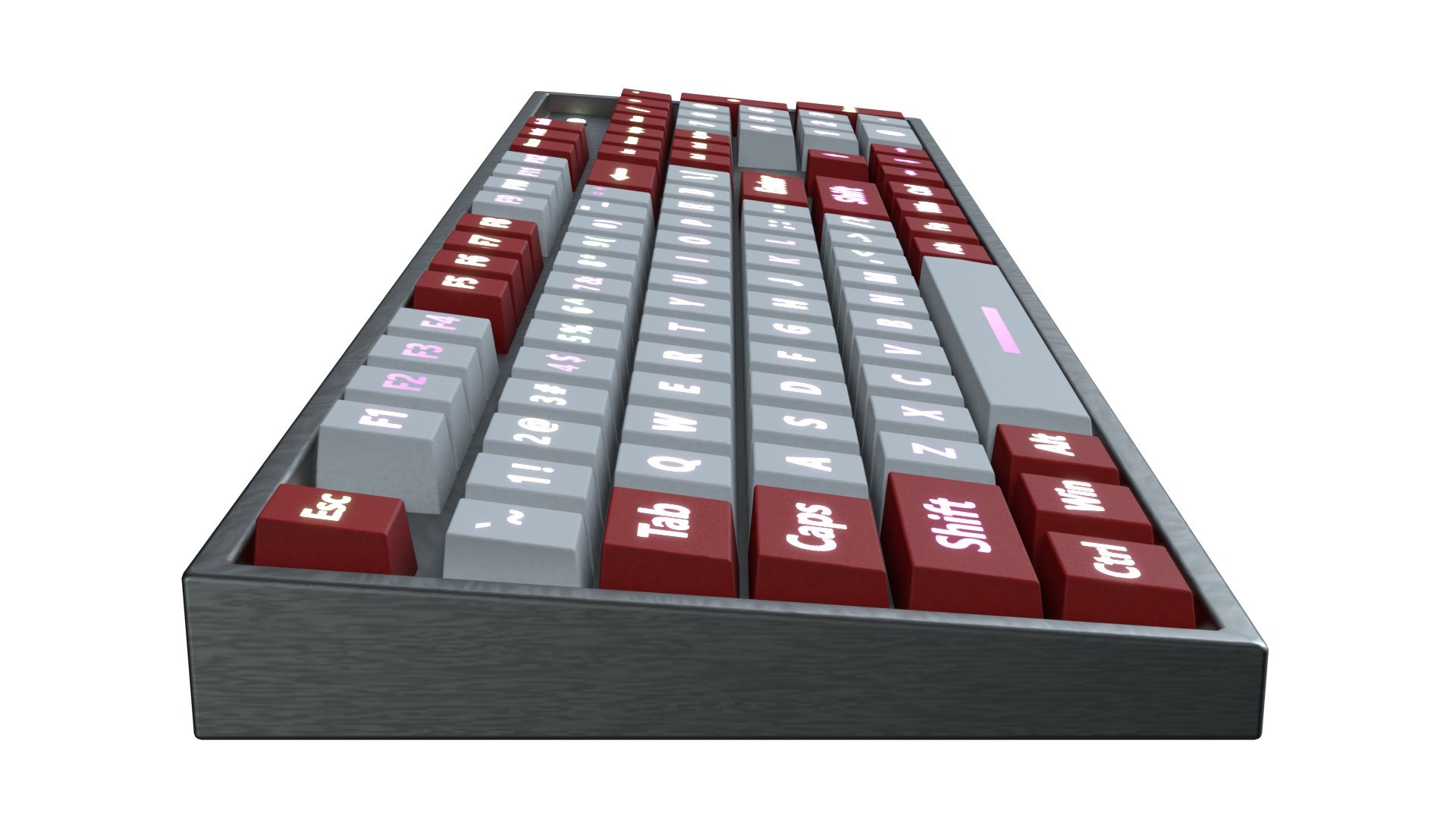 Pack Of Detailed Low Poly Backlit Keyboards 3D Model - TurboSquid 2067700