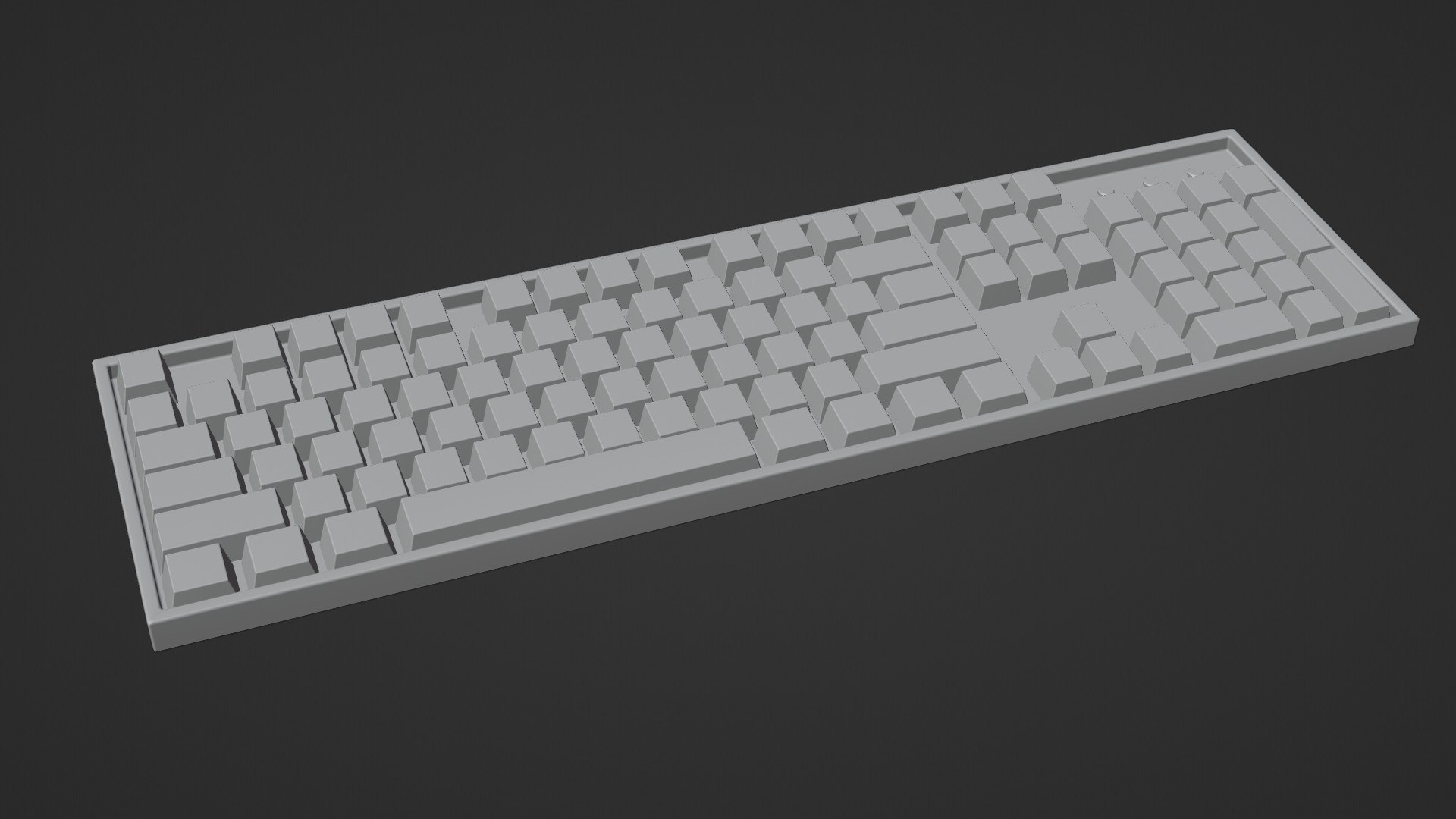 Pack Of Detailed Low Poly Backlit Keyboards 3D Model - TurboSquid 2067700