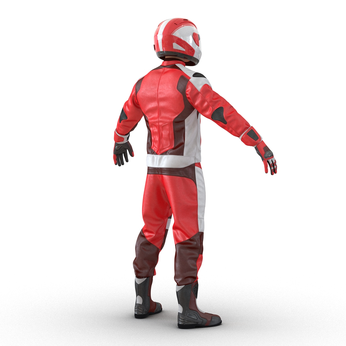 motorcycle rider generic 2 3d max