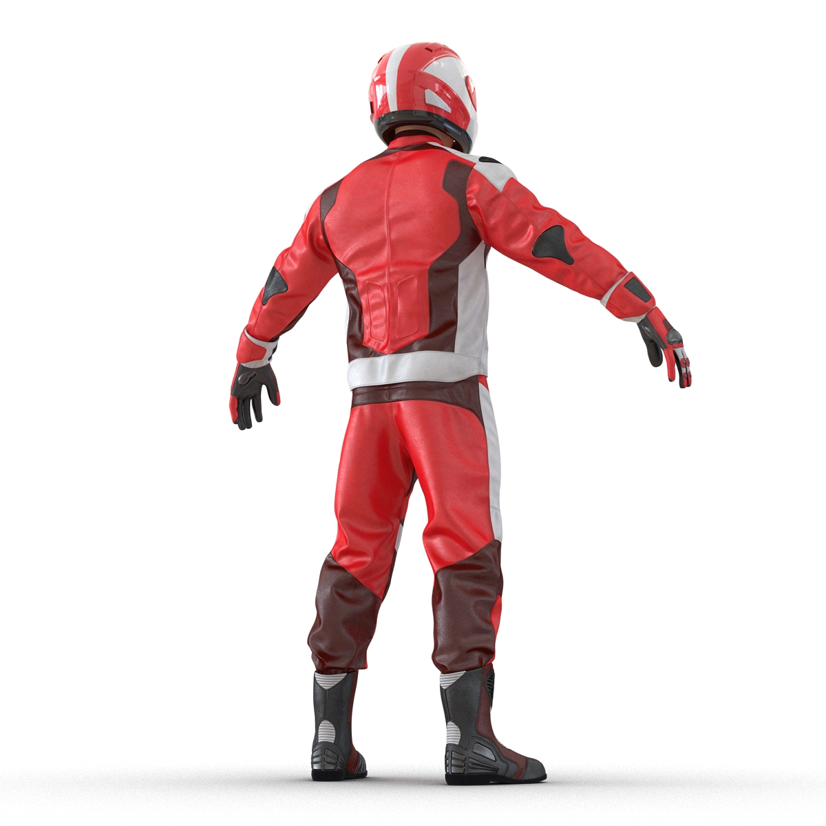 motorcycle rider generic 2 3d max