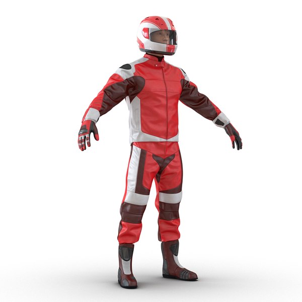 motorcycle rider generic 2 3d max
