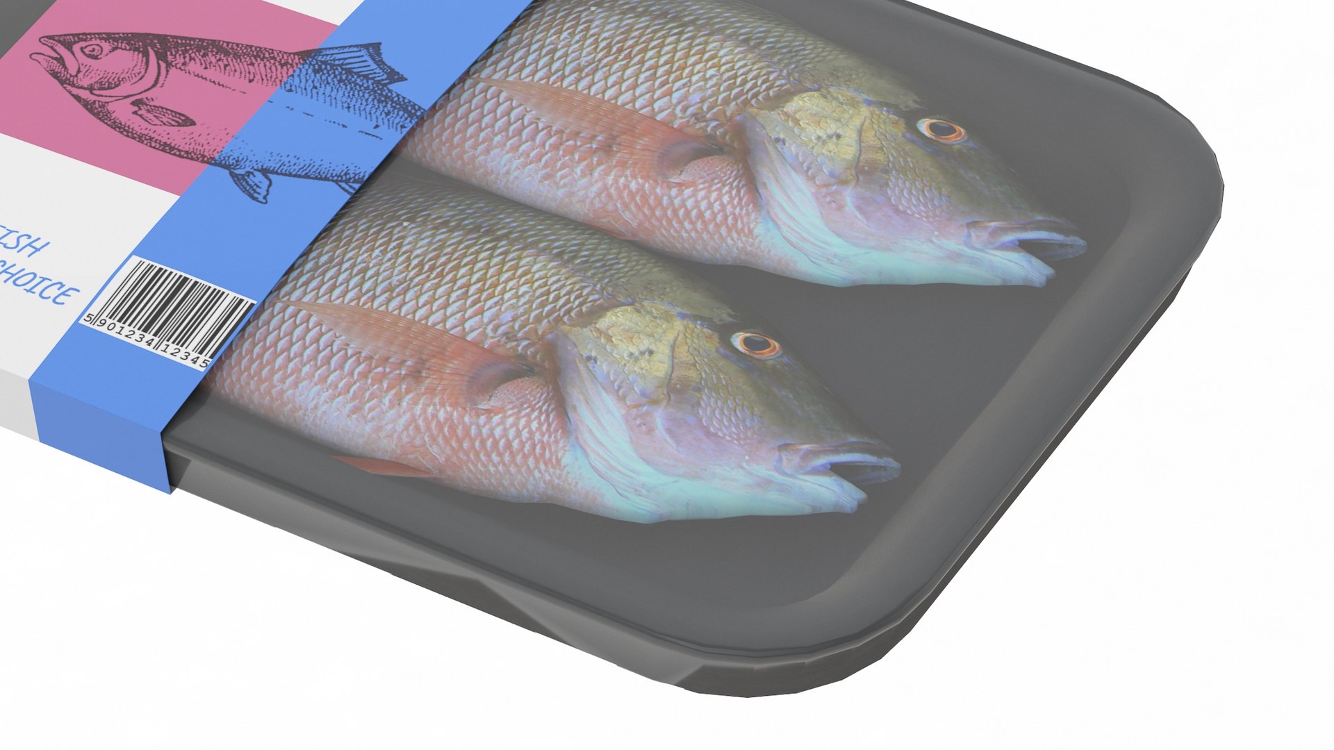 Frozen Fish Low Poly PBR 3D Model - TurboSquid 2096544