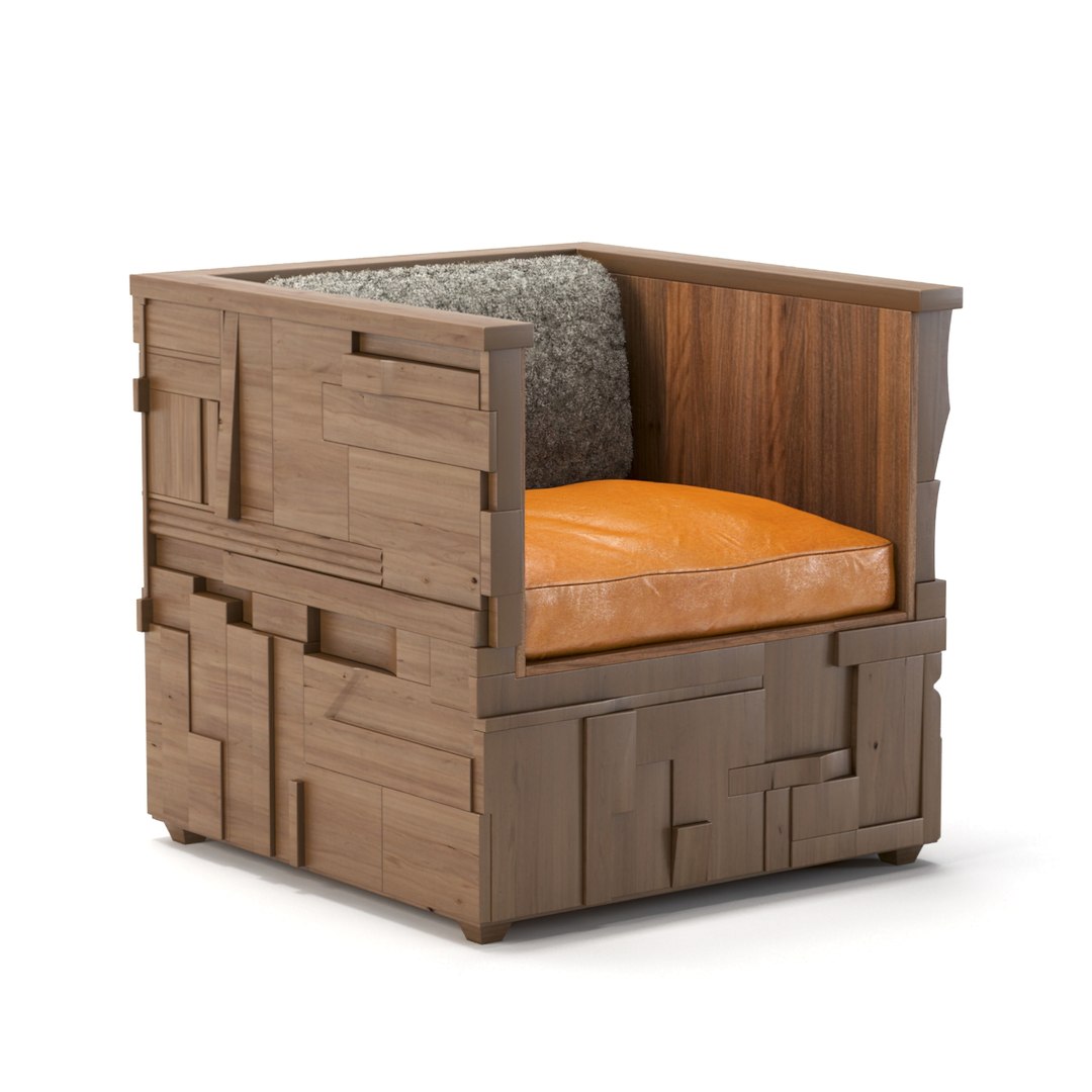 Boom Club Chair model - TurboSquid 1950809