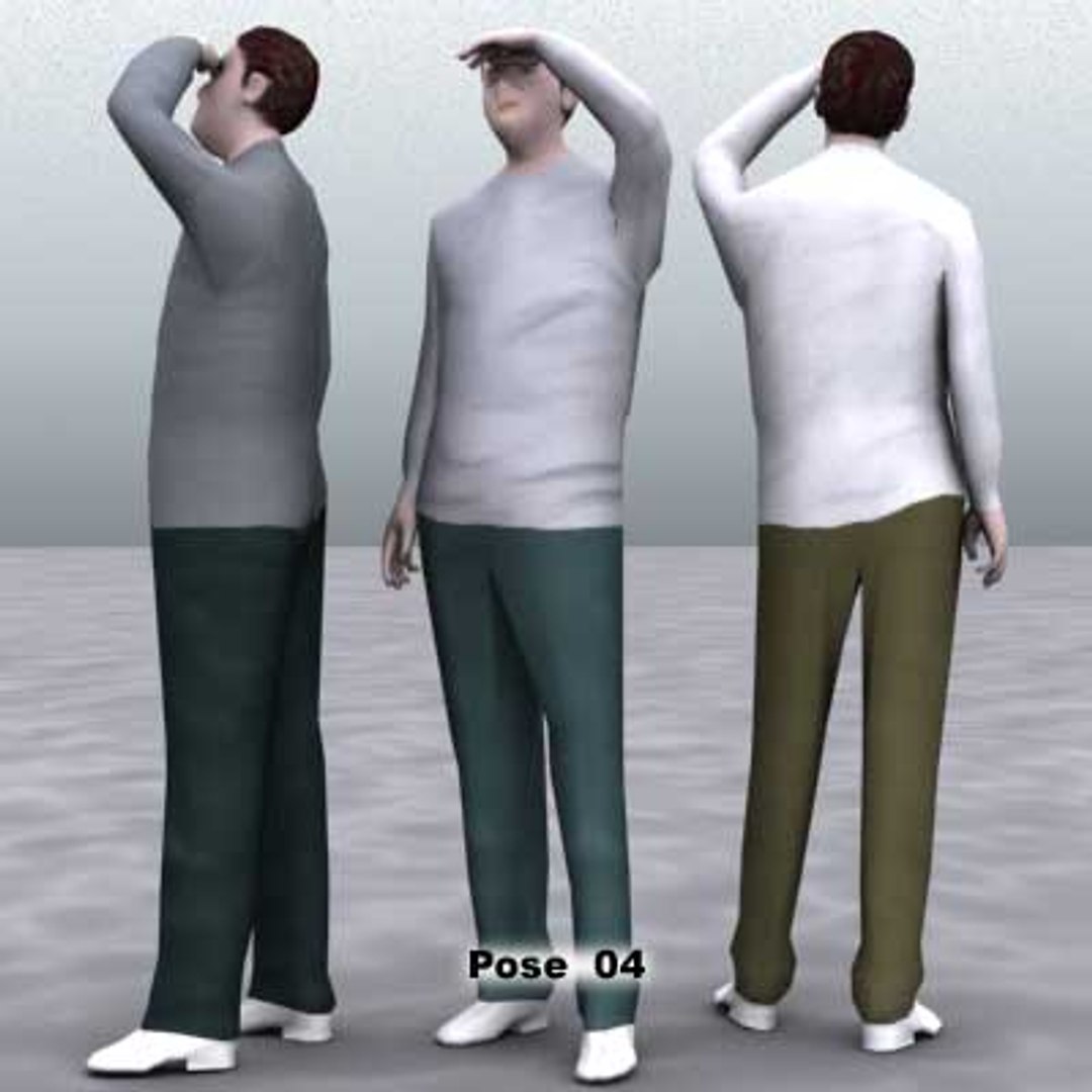 3d Model Of Human Male Guy