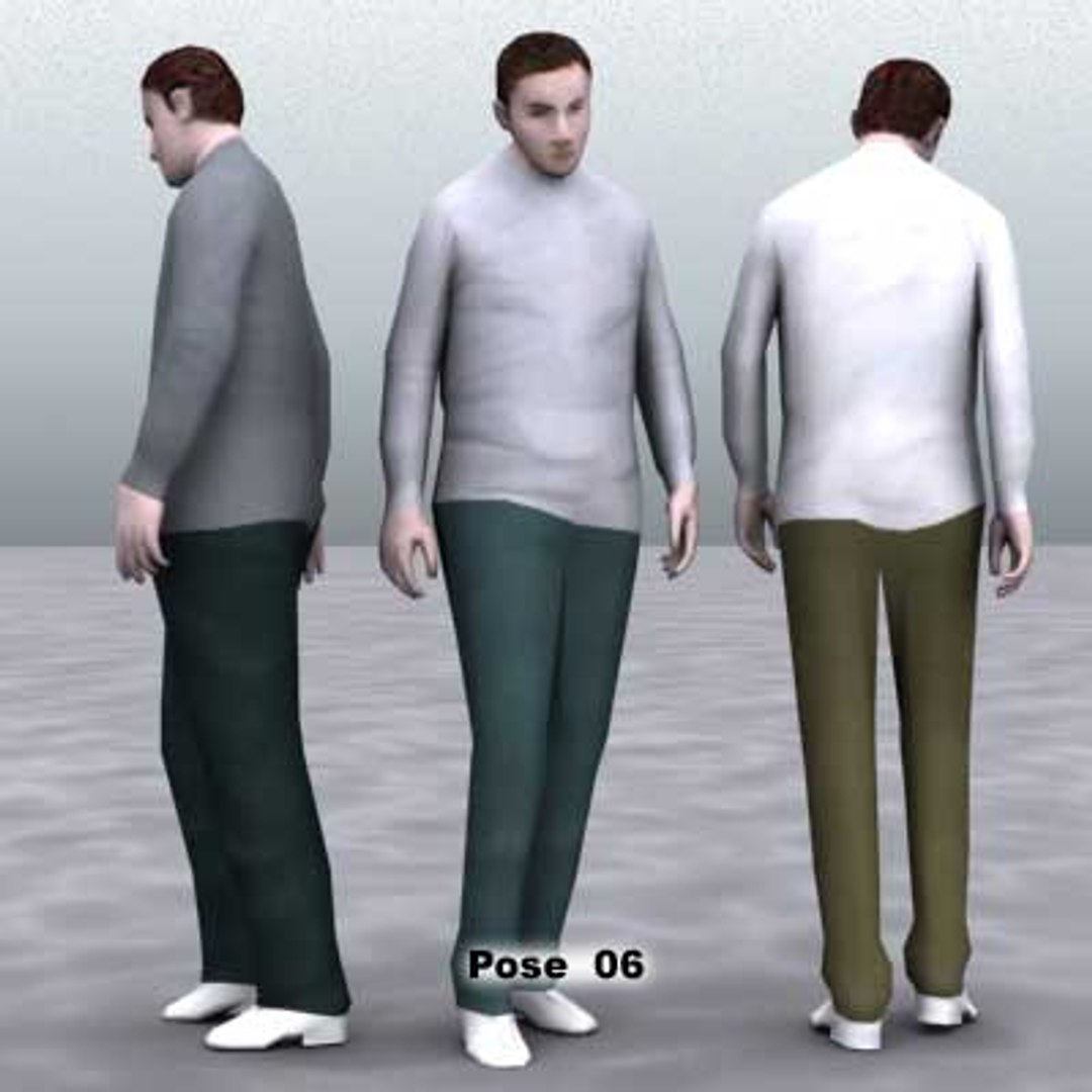3d Model Of Human Male Guy