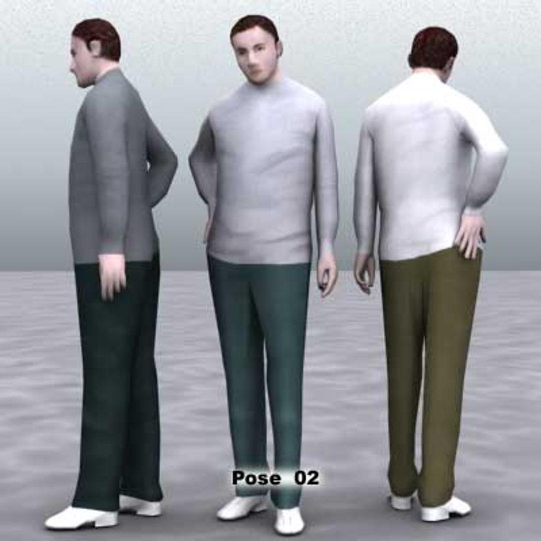 3d Model Of Human Male Guy