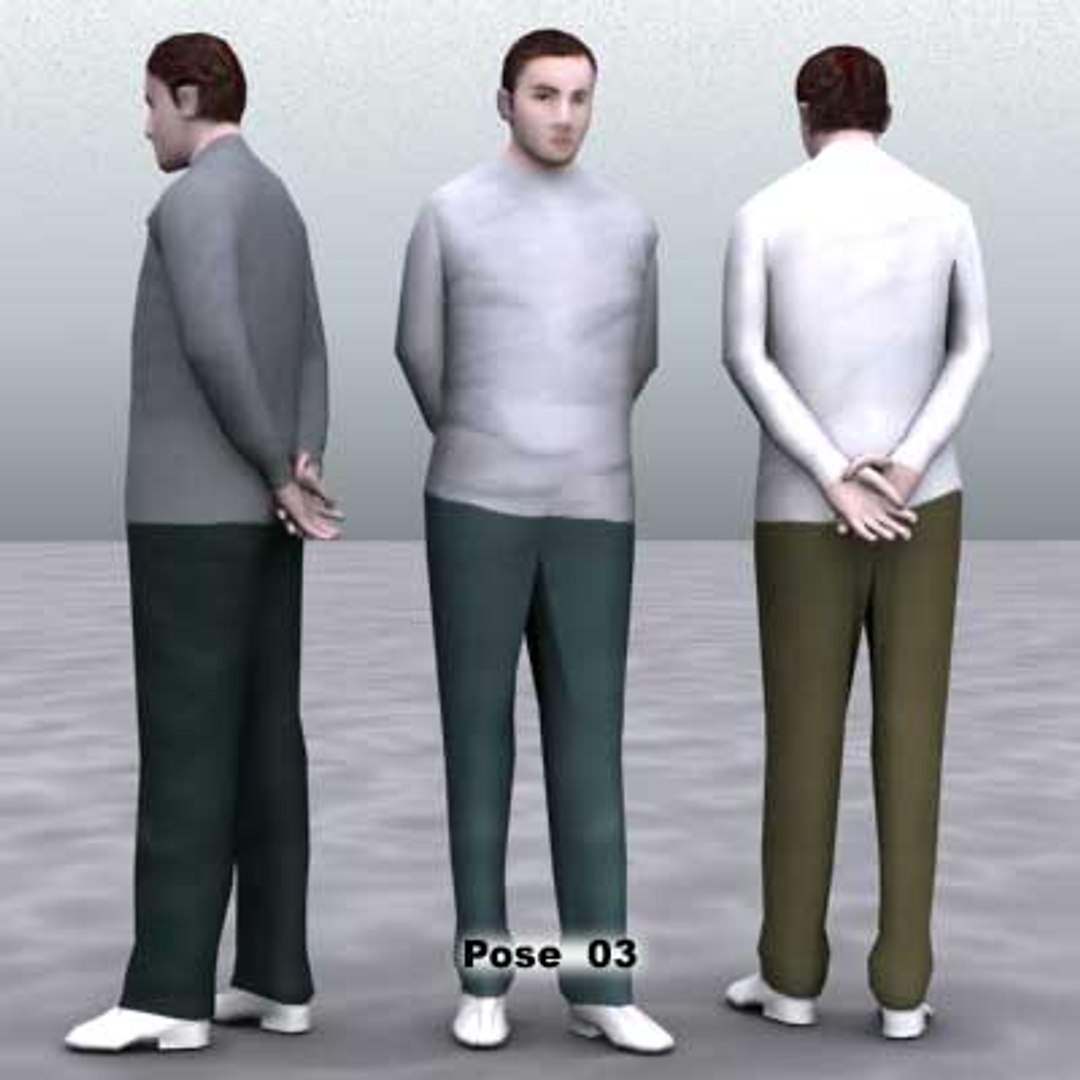 3d Model Of Human Male Guy