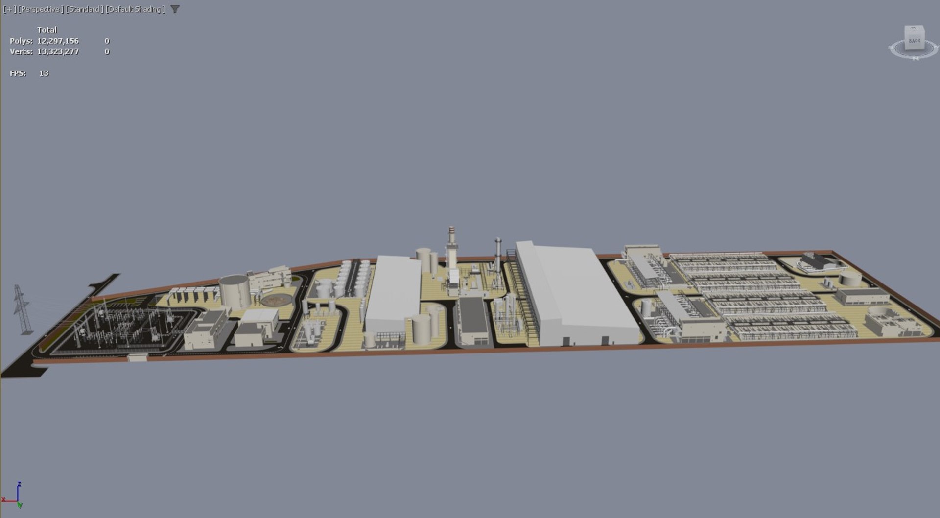 3D Huge Manufacturing Water Desalination Plant 3D Model - TurboSquid ...