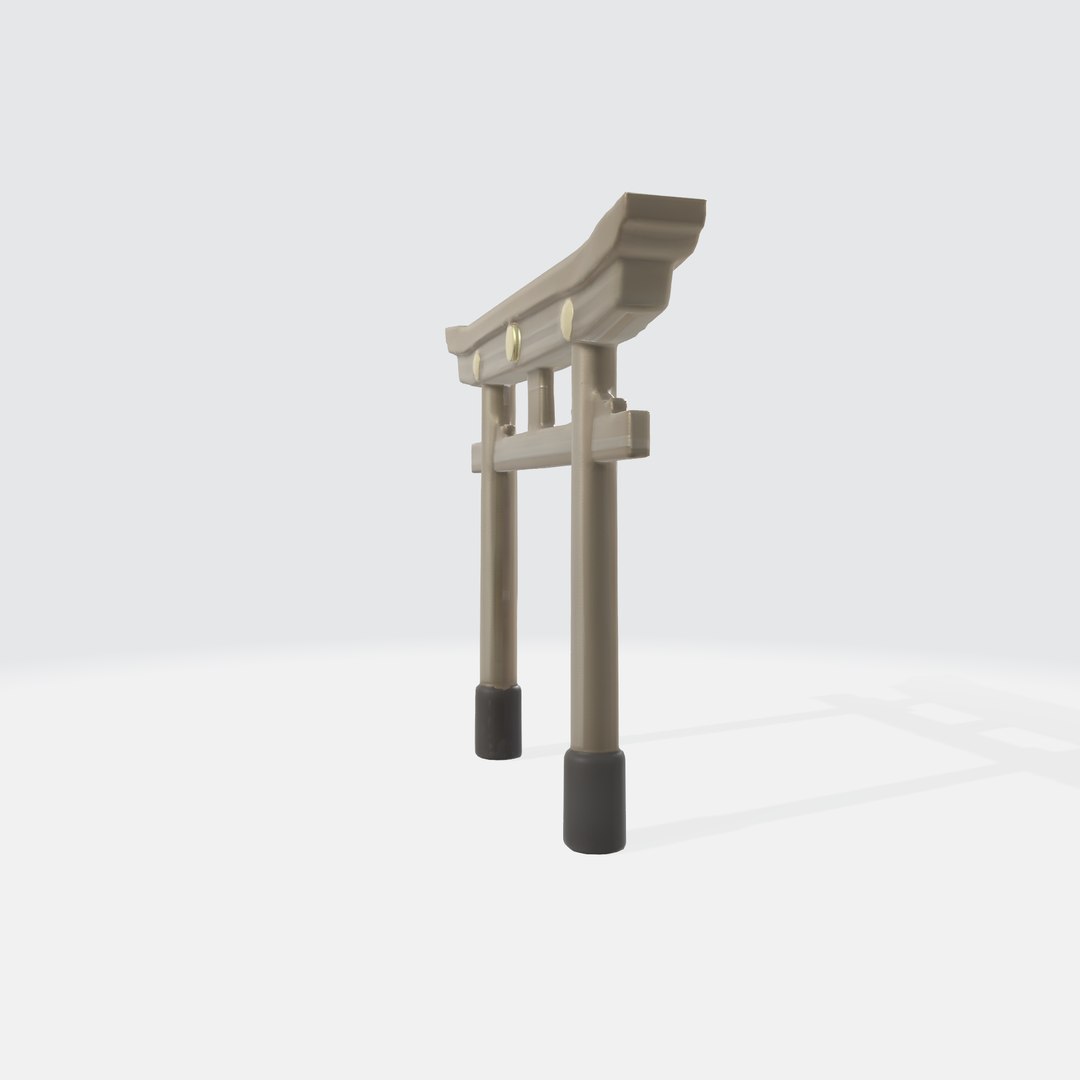 Traditional Japanese Torii Gate 3D Model - TurboSquid 2268495