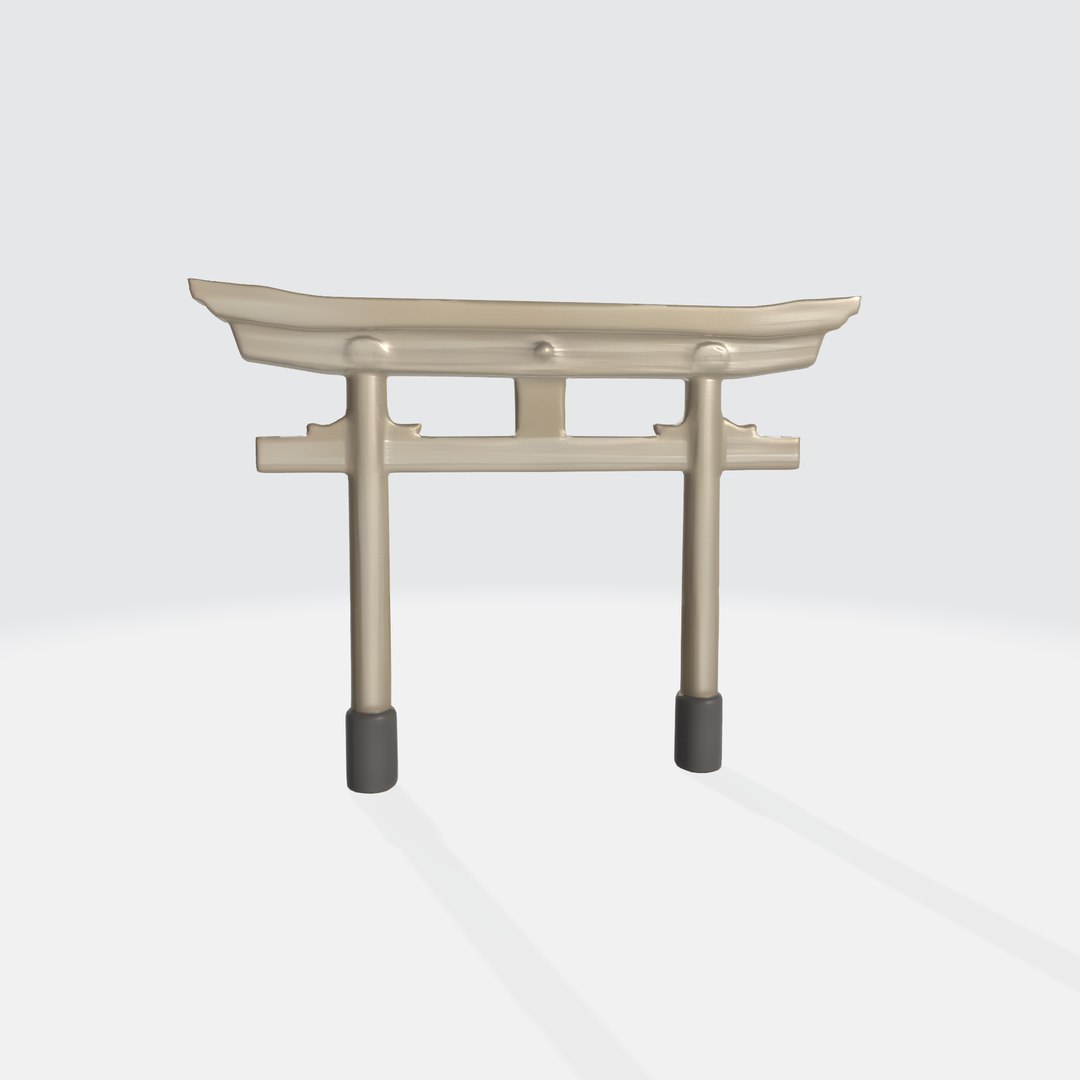 Traditional Japanese Torii Gate 3D Model - TurboSquid 2268495