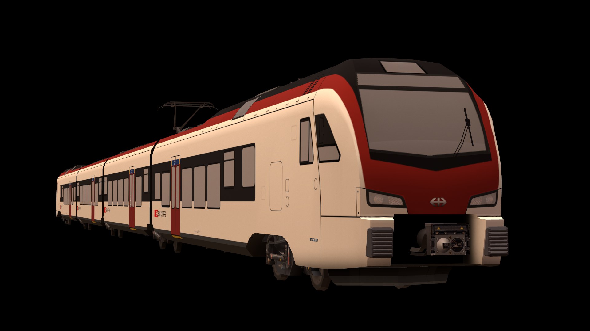 Stadler FLIRT 3 3D Model - TurboSquid 2334485
