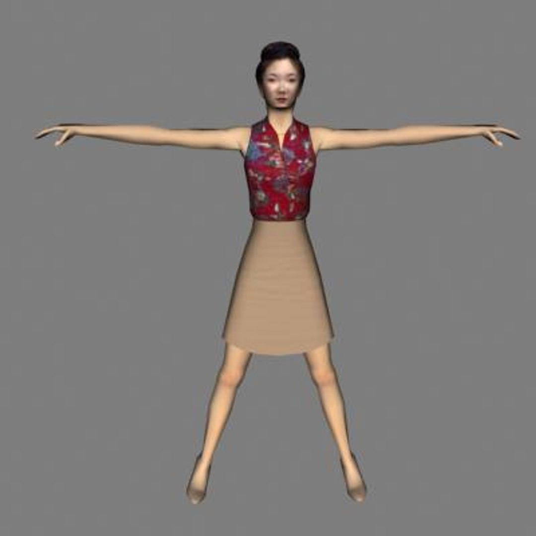 Human Woman Female 3d Model