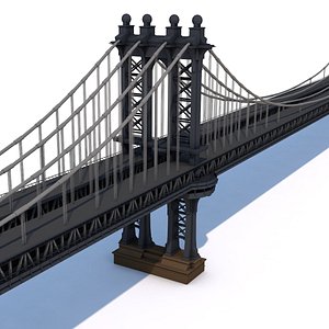Manhattan Bridge 3D Models for Download | TurboSquid
