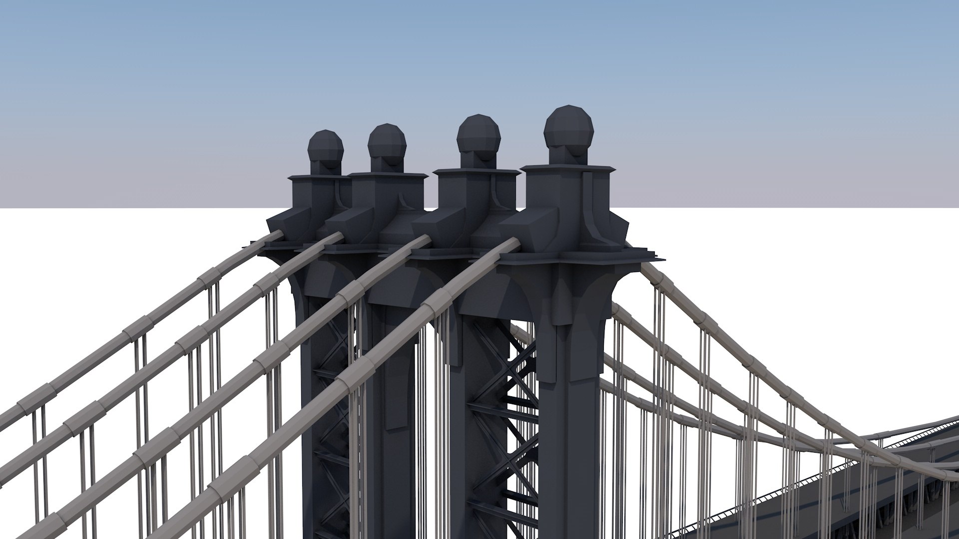Manhattan Bridge 3D Model - TurboSquid 2222675