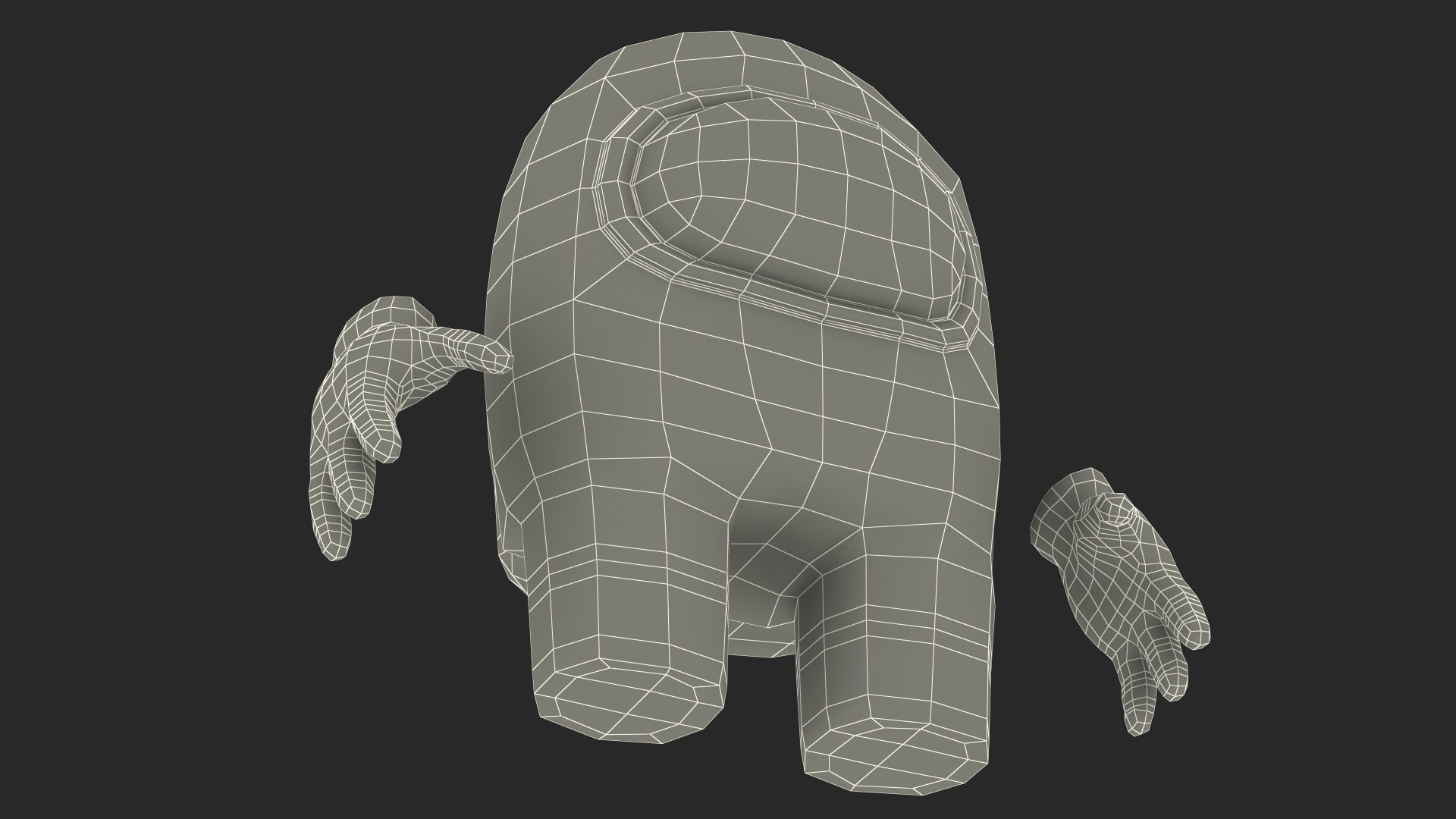 Among Us Character Green Rigged For Modo Model - TurboSquid 2007345