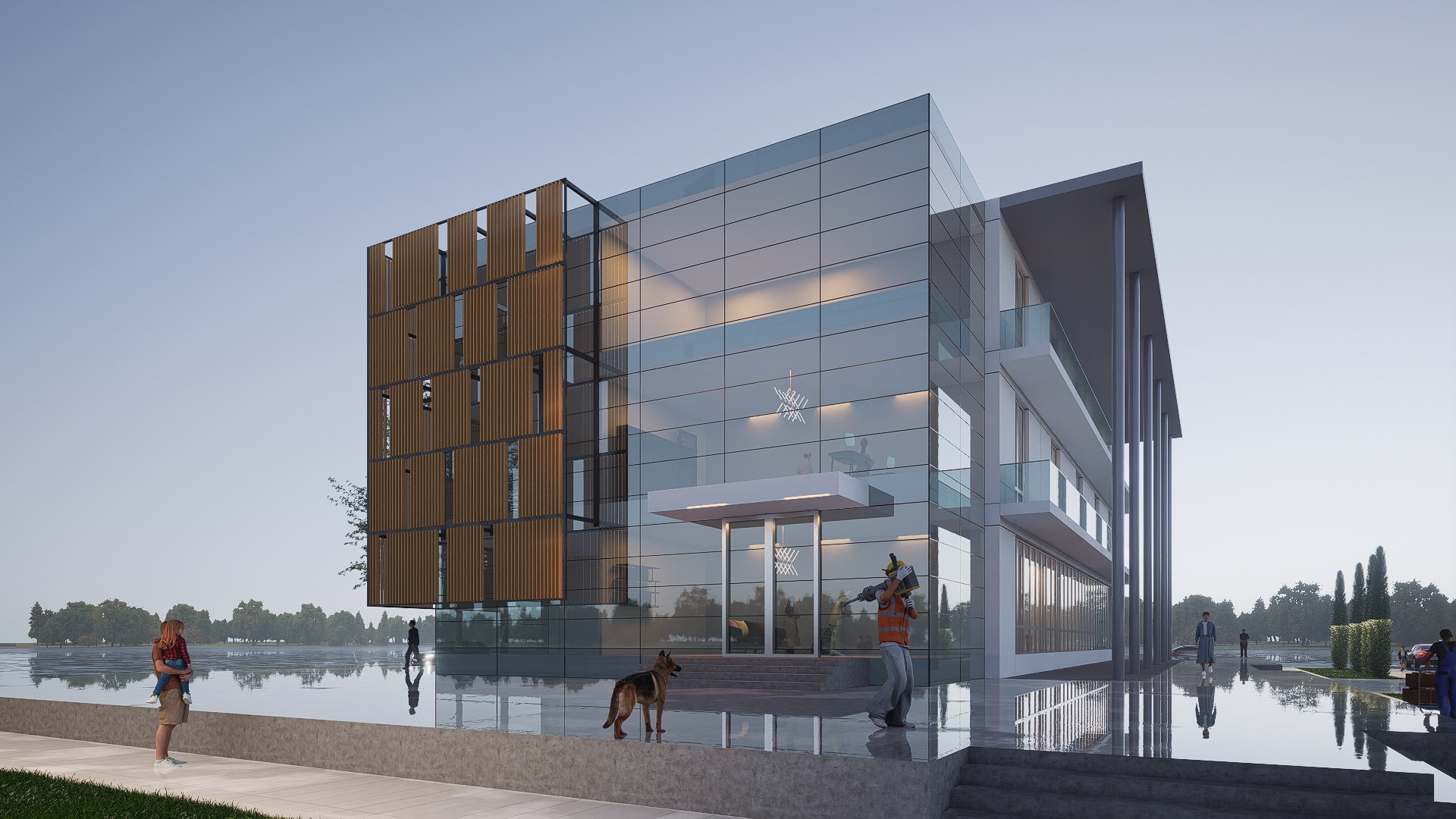3D Modern Realistic Building - TurboSquid 2289923