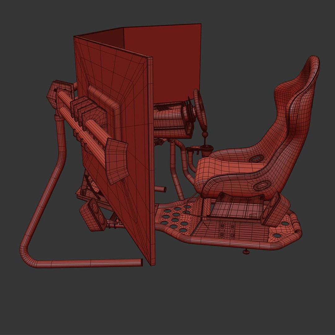 Racing Simulator 3D Model - TurboSquid 1552187