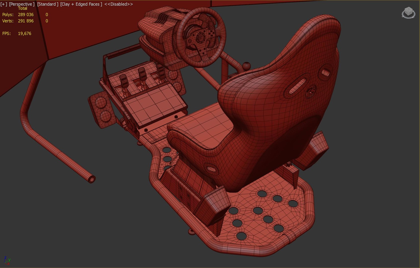 Racing Simulator 3D Model - TurboSquid 1552187