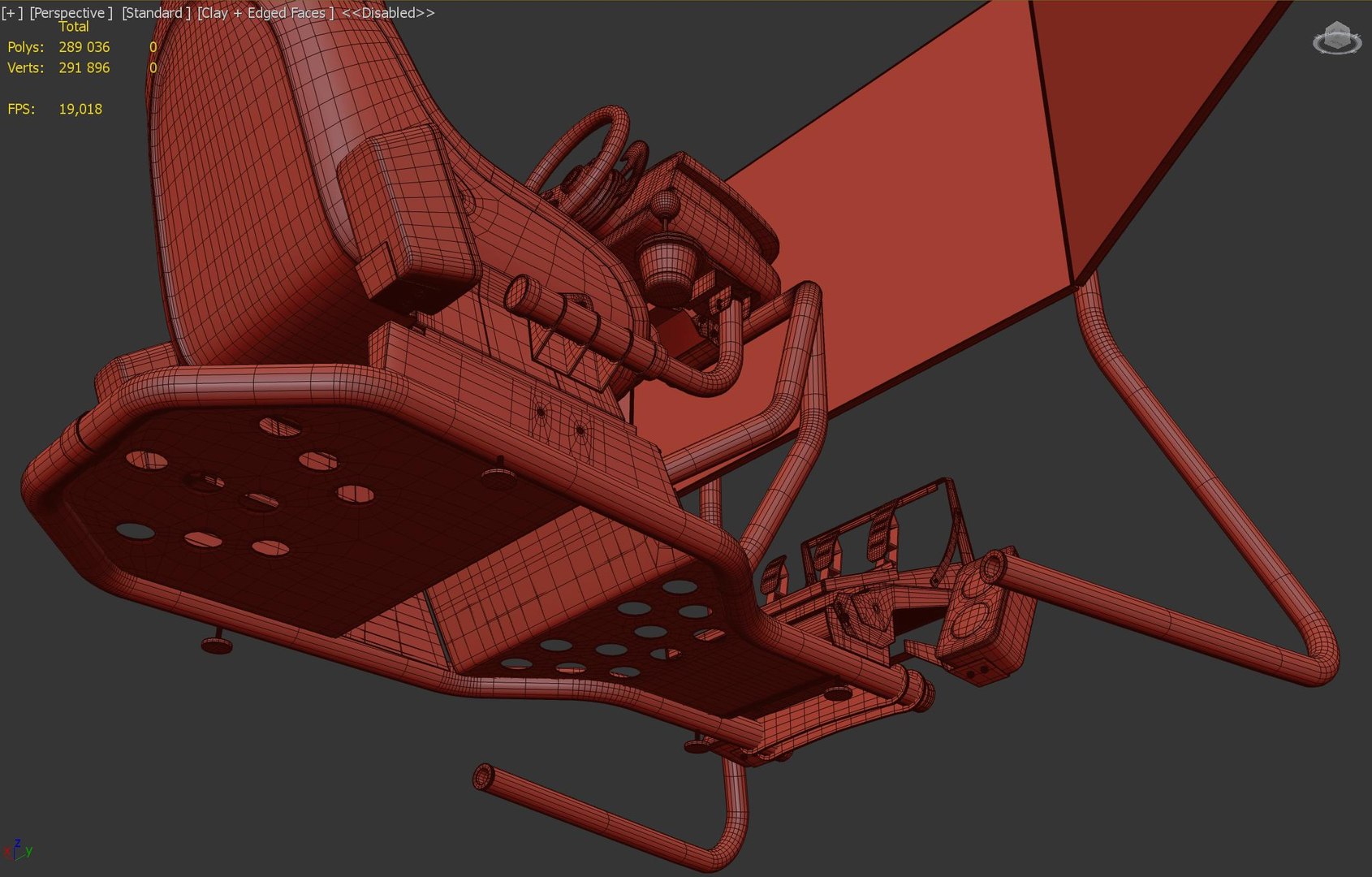 Racing Simulator 3D Model - TurboSquid 1552187