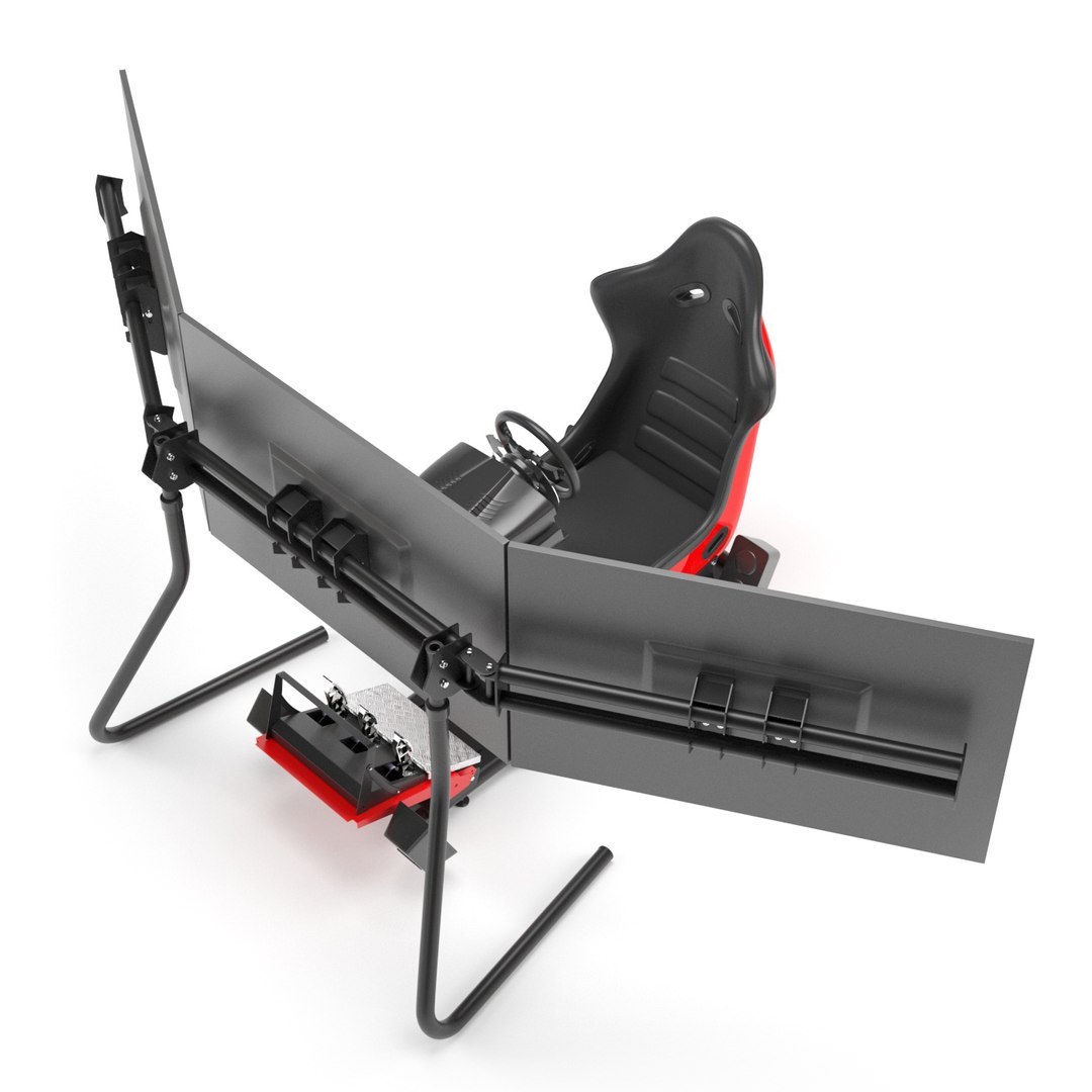 Racing Simulator 3D Model - TurboSquid 1552187