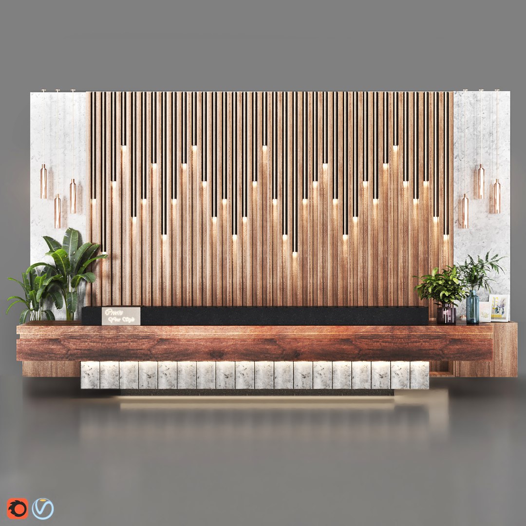 Reception 08 Model - TurboSquid 2117000