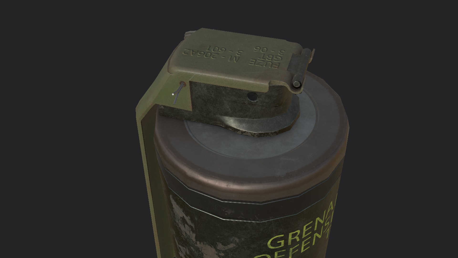 3D Frag Grenade MK3A2 - TurboSquid 2068486